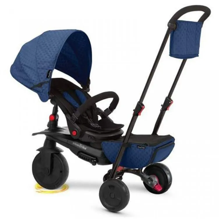 Tricikl Smart Trike Folding 700 plavi sa kočnicom