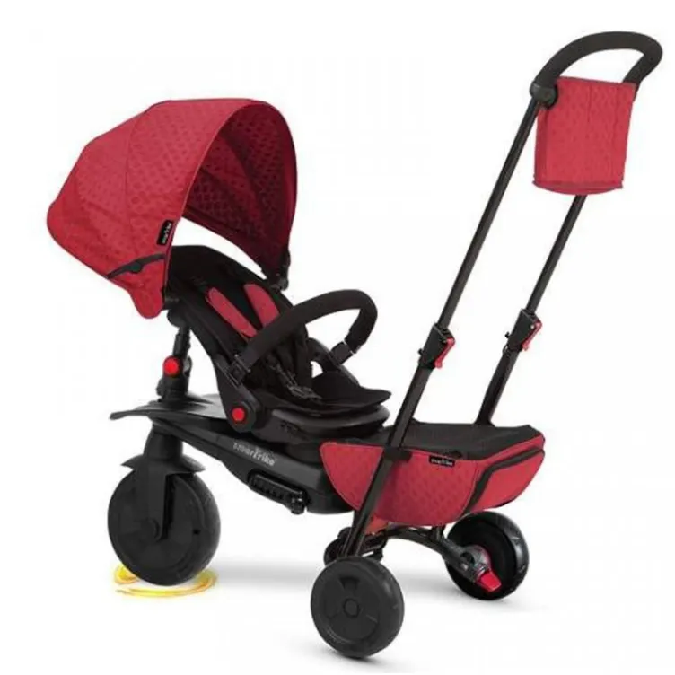 Tricikl Smart Trike Folding 700 crveni sa kočnicom