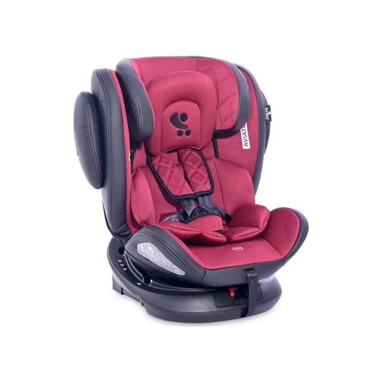 Autosedište Aviator Isofix Black-Red 0-36 kg
