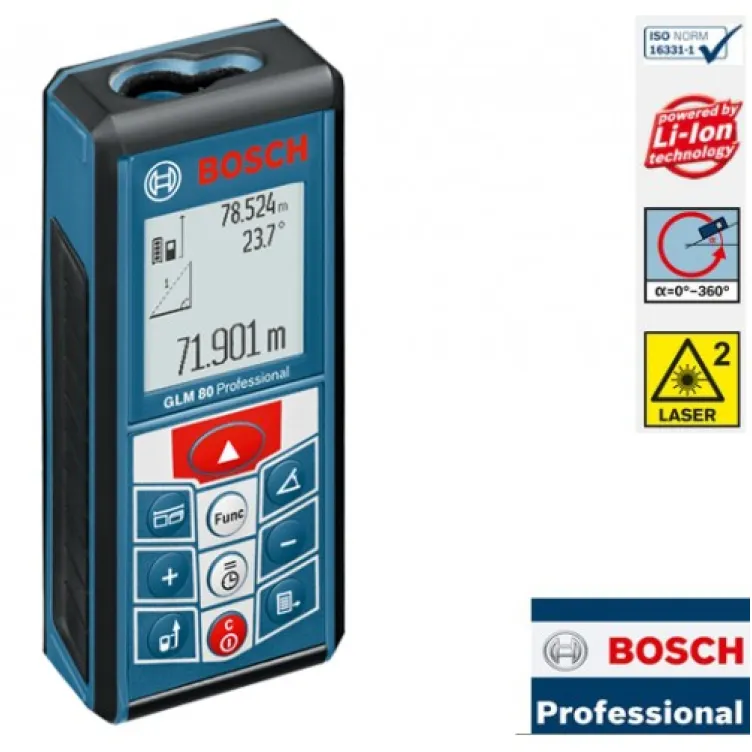 Laserski daljinomer Bosch Professional GLM 80