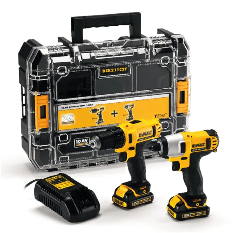 DeWALT akumulatorska bušilica set DCK211C2T
