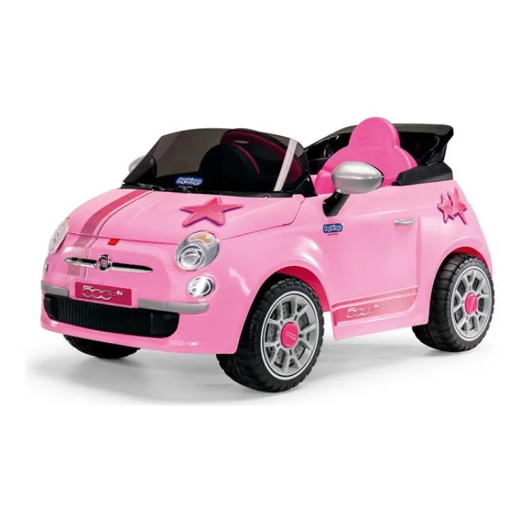 Auto na akumulator Fiat 500 6v Star Pink ED1172