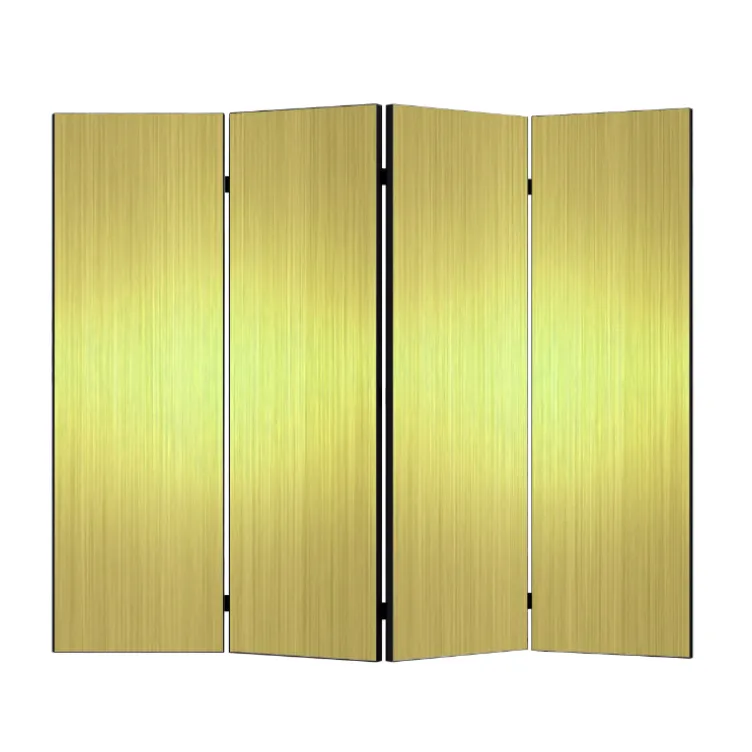 Metalik Gold paravan 5 krila 200x175cm
