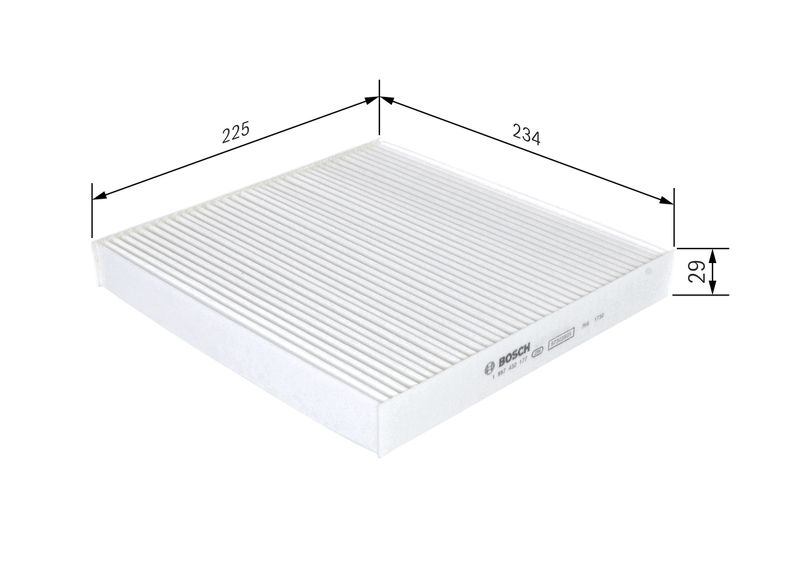 Filter, vazduh unutrašnjeg prostora BOSCH 1 987 432 177
