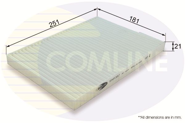 Filter, vazduh unutrašnjeg prostora COMLINE EKF387