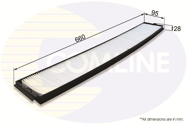 Filter, vazduh unutrašnjeg prostora COMLINE EKF255