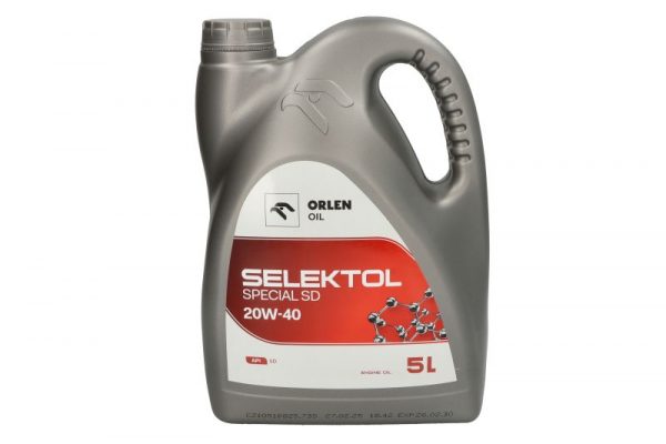 Ulje za motor ORLEN SELEKTOL SP SD 20W40 5L