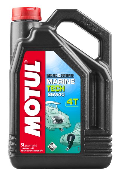 Ulje sa 4-taktne motore MOTUL MARINE TECH 4T 25W40 5L