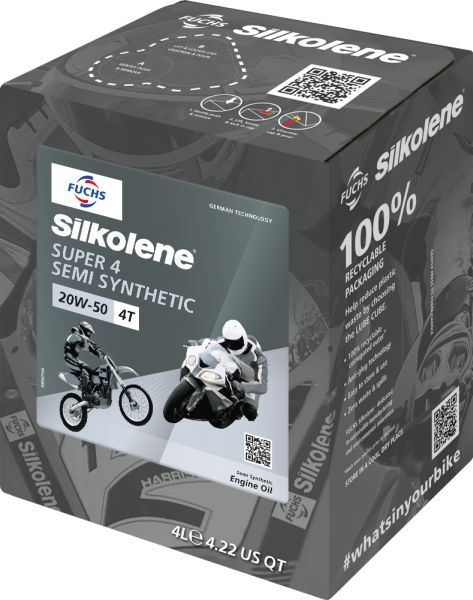 Ulje za motor SILKOLENE SUPER 4 20W50 4L CUBE