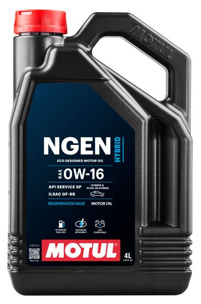 Ulje za motor MOTUL NGEN HYBRID 0W16 4L