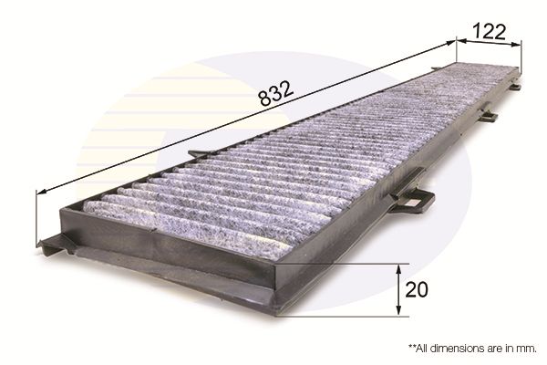 Filter, vazduh unutrašnjeg prostora COMLINE EKF107A
