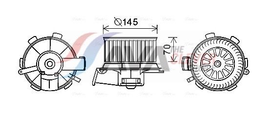 Ventilator kabine/unutrašnjeg prostora AVA Clever Choice PE8388
