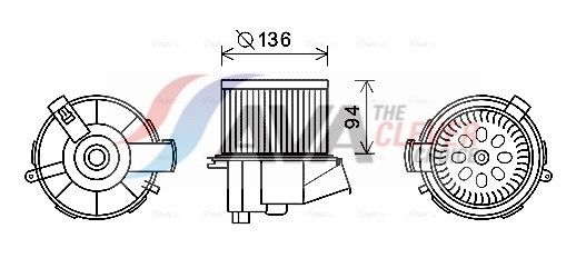 Ventilator kabine/unutrašnjeg prostora AVA Clever Choice PE8387