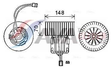 Ventilator kabine/unutrašnjeg prostora AVA Clever Choice BW8540
