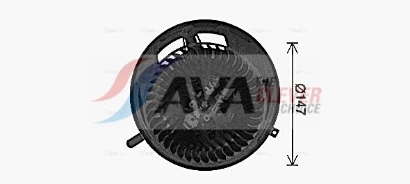 Ventilator kabine/unutrašnjeg prostora AVA QUALITY COOLING BW8454