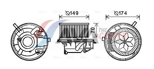Ventilator kabine/unutrašnjeg prostora AVA QUALITY COOLING VN8341