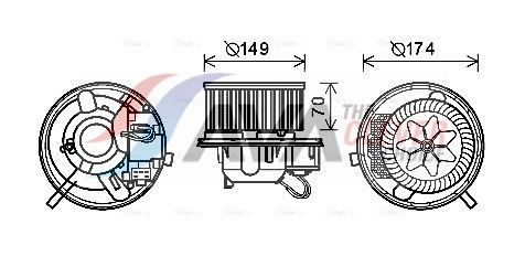 Ventilator kabine/unutrašnjeg prostora AVA QUALITY COOLING VN8339