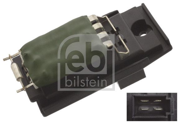 Reostat, ventilator kabine FEBI BILSTEIN 45415