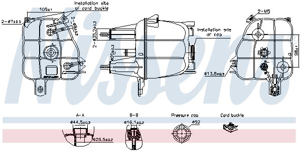 Boca za antifriz (ekspanziona posuda) NISSENS 996307