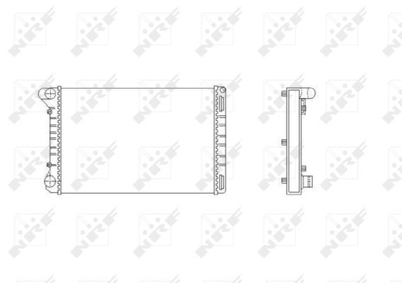 Hladnjak, hlađenje motora NRF 53665