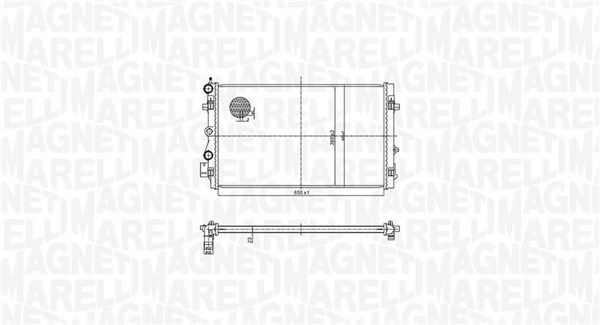 Hladnjak, hlađenje motora MAGNETI MARELLI 350213167900