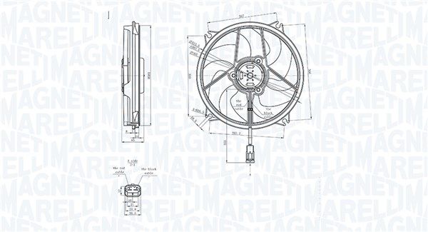 Ventilator hladnjaka MAGNETI MARELLI 069422839010