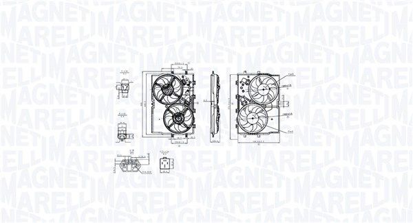 Ventilator hladnjaka MAGNETI MARELLI 069422853010