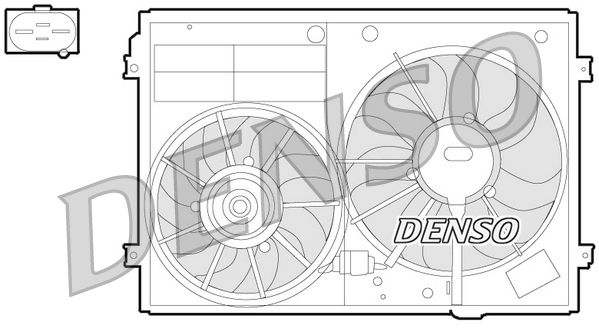 Ventilator, hlađenje motora DENSO DER32012