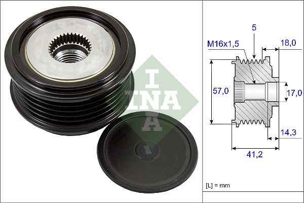 Remenica alternatora Schaeffler INA 535 0248 10