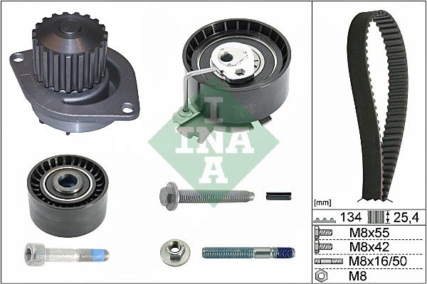 Pumpa za vodu + komplet zupčastog kaiša Schaeffler INA 530 0379 30