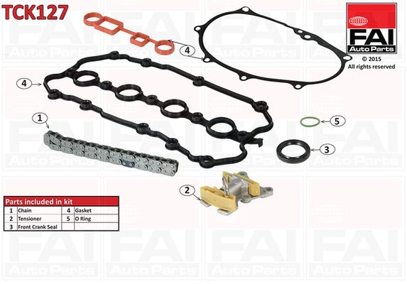 Garnitura razvodnog lanca FAI AutoParts TCK127