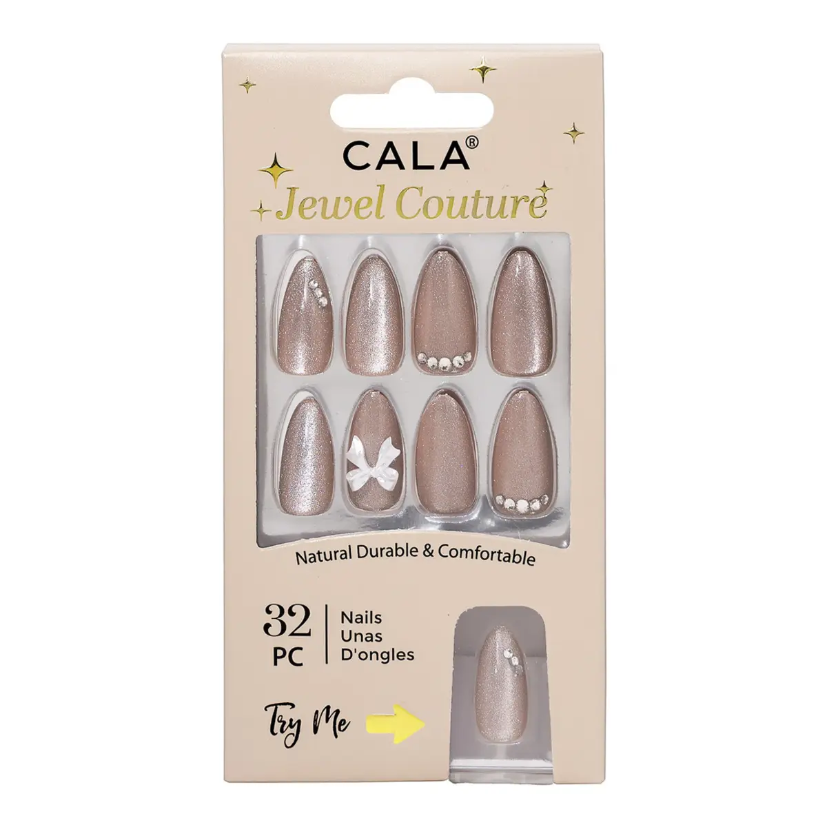 Set press-on tipsi – Jewel Couture Nude