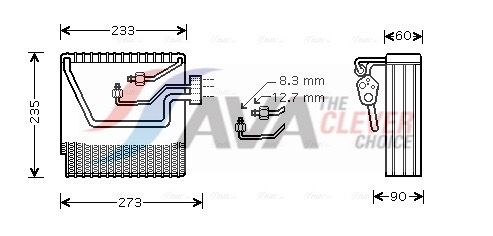 Isparivač, klima-uređaj AVA Clever Choice VOV111