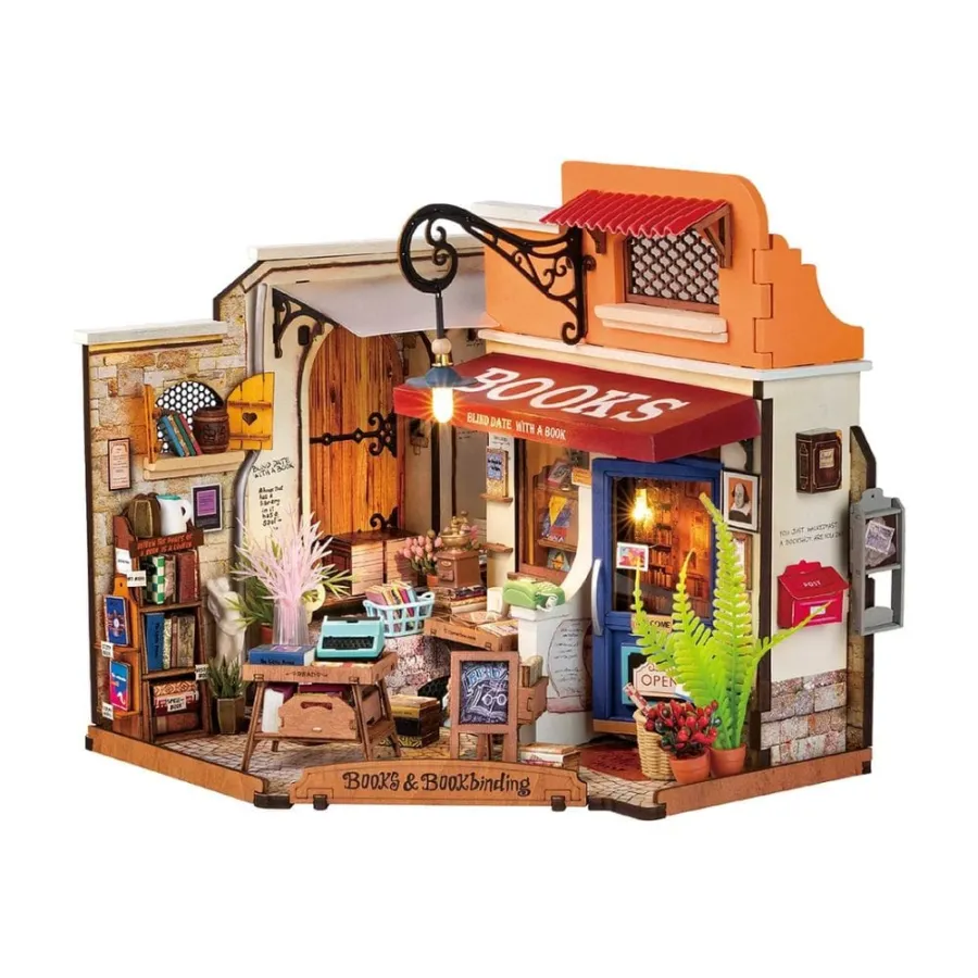 Robotime 3D Puzzle Corner Bookstore DG164