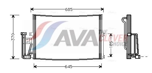 Hladnjak klime, kondenzator AVA Clever Choice OLA5241