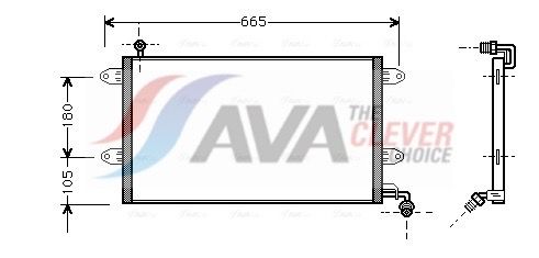 Hladnjak klime, kondenzator AVA Clever Choice VN5137