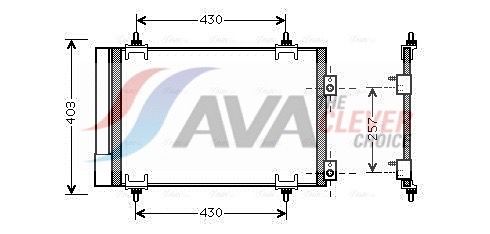 Hladnjak klime, kondenzator AVA Clever Choice CNA5231D