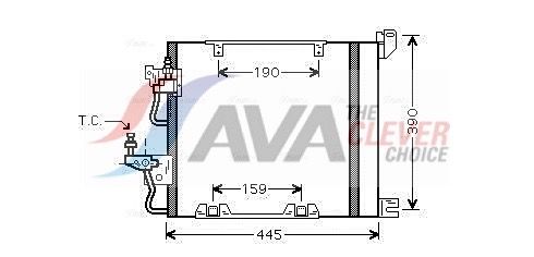 Hladnjak klime, kondenzator AVA Clever Choice OL5368D