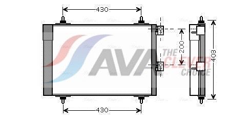 Hladnjak klime, kondenzator AVA Clever Choice CNA5241D