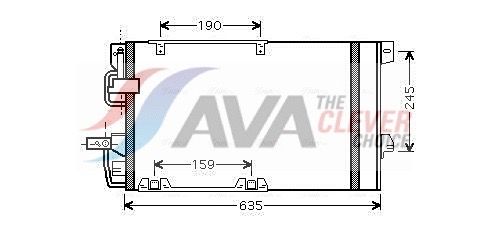 Hladnjak klime, kondenzator AVA Clever Choice OLA5326D