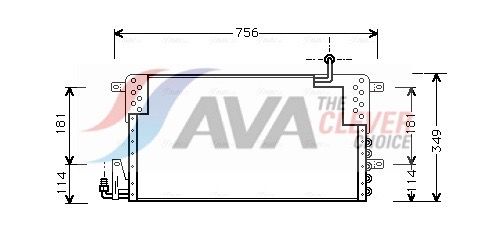 Hladnjak klime, kondenzator AVA QUALITY COOLING VN5161