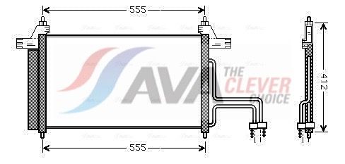 Hladnjak klime, kondenzator AVA Clever Choice FT5253D