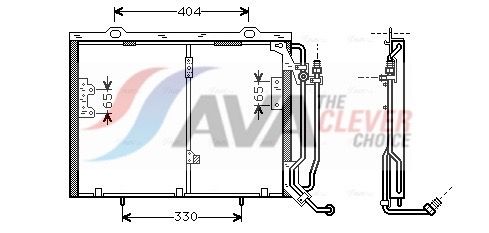 Hladnjak klime, kondenzator AVA Clever Choice MSA5245