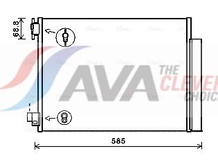 Kondenzator, klima-uređaj AVA Clever Choice DAA5011D