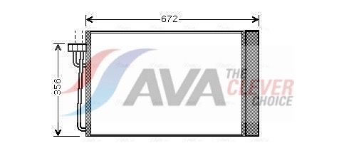 Hladnjak klime, kondenzator AVA QUALITY COOLING BWA5267D