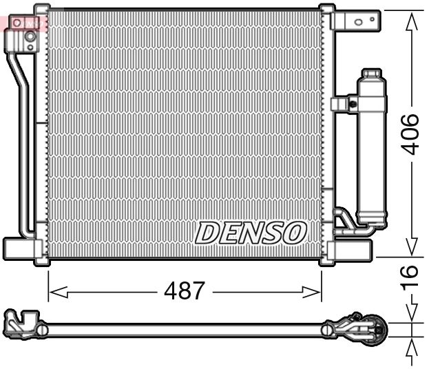 Hladnjak klime, kondenzator DENSO DCN46021