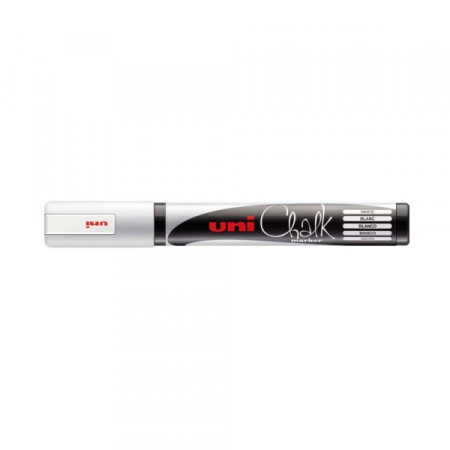Uni-Ball PWE-5M Marker Chalk tečna kreda UNI Bela ( 3016 )