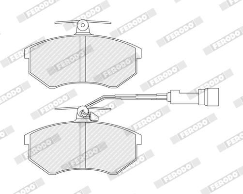 Komplet pločica, disk-kočnica FERODO FDB954