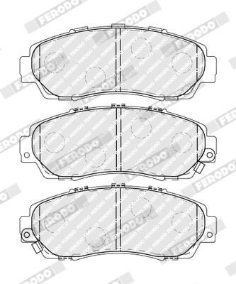 Komplet pločica, disk-kočnica FERODO FDB4161