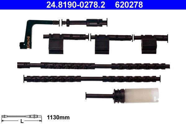 Signalni kontakt, trošenje kočione pločice ATE 24.8190-0278.2